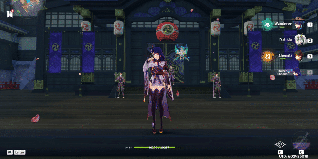 Genshin Impact Raiden Shogun Build, Weapons and Artifacts