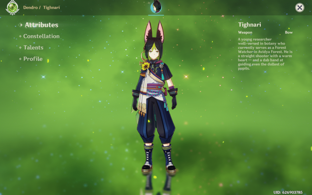 Genshin Impact Tighnari: Best Build, Weapon, and Artifacts