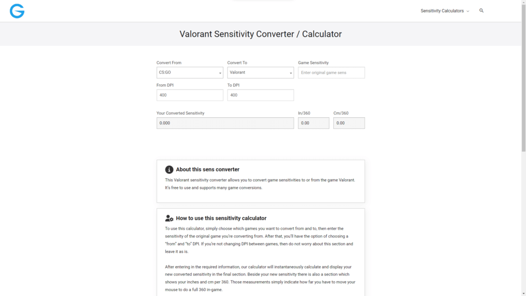 How to Convert Any Game’s Sens to Valorant Sensitivity