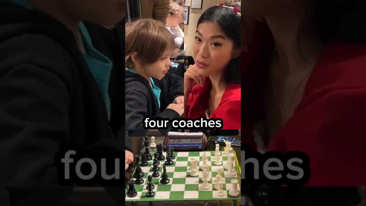 akaNemsko: 7-Year-Old Chess Prodigy Takes on Woman Grandmaster
