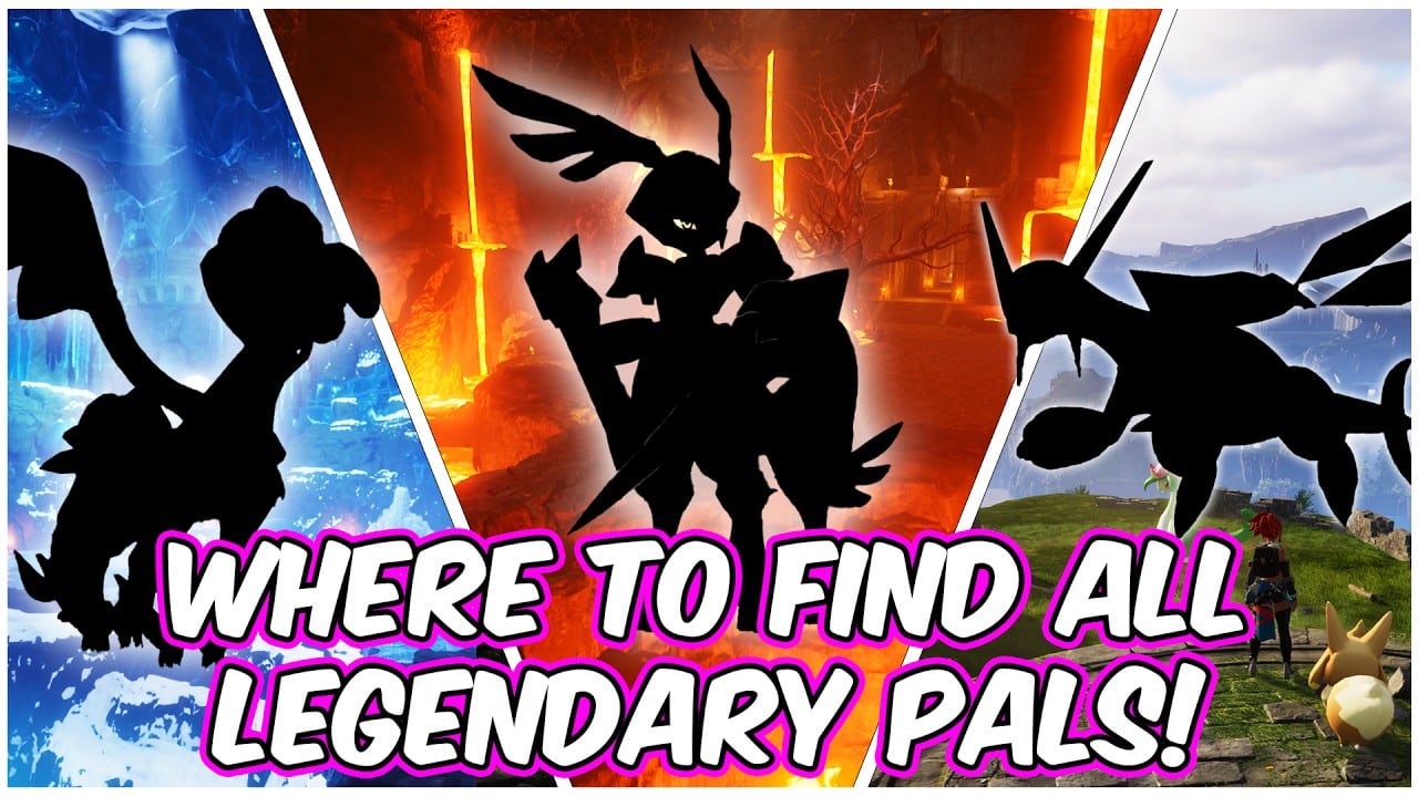 Cjthecheesedj: Where To Find ALL LEGENDARY Pals In PALWORLD!