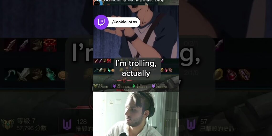 CookieLoL: If He's Good, He Will Dive Me 😎