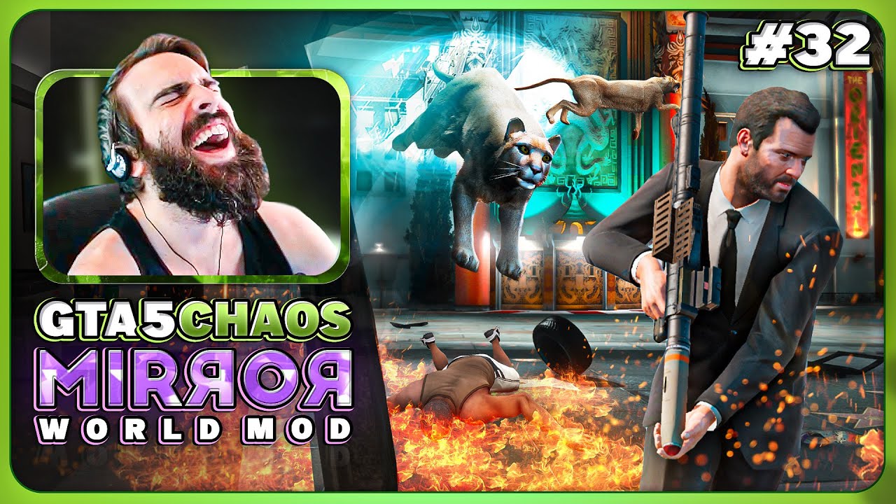 DarkViperAU: GTA 5 Chaos Mod Challenge: Mirror World & Rainbomizer ...