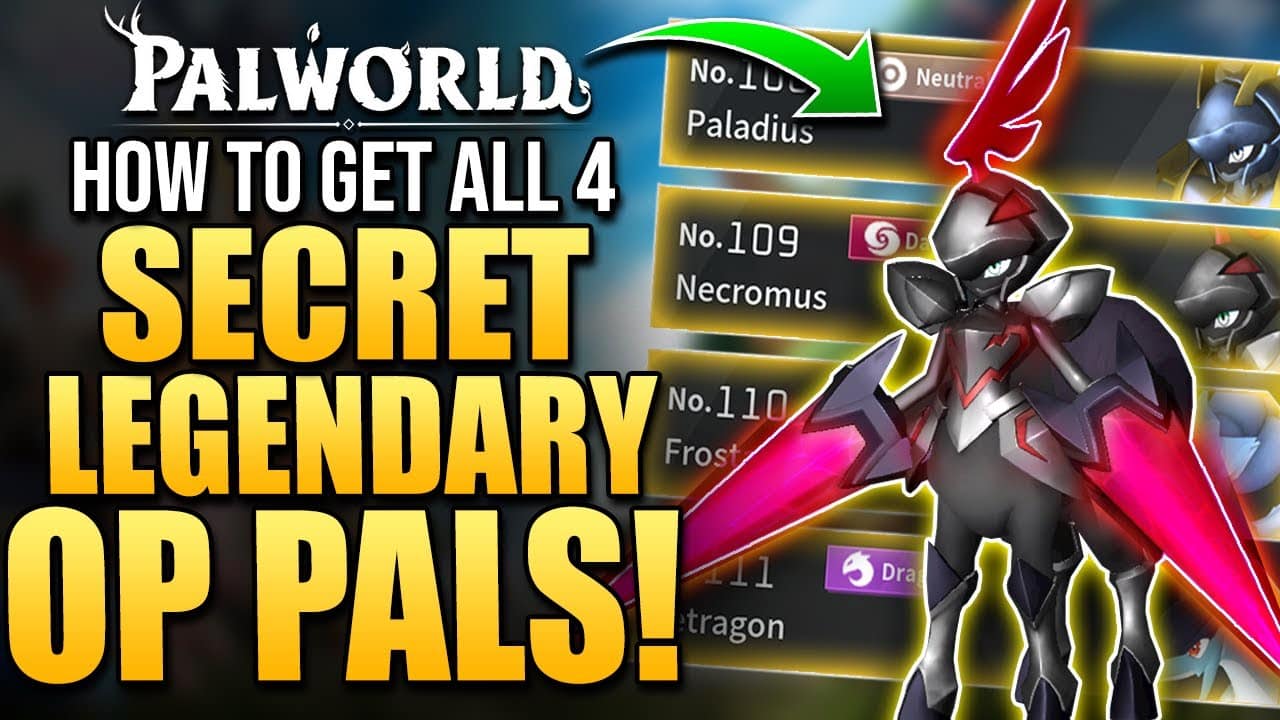 DPJ: Palworld: How To Get ALL 4 LEGENDARY OP PALS // Complete Guide ... DPJ: Palworld: How To Get ALL 4 LEGENDARY OP PALS // Complete Guide ...