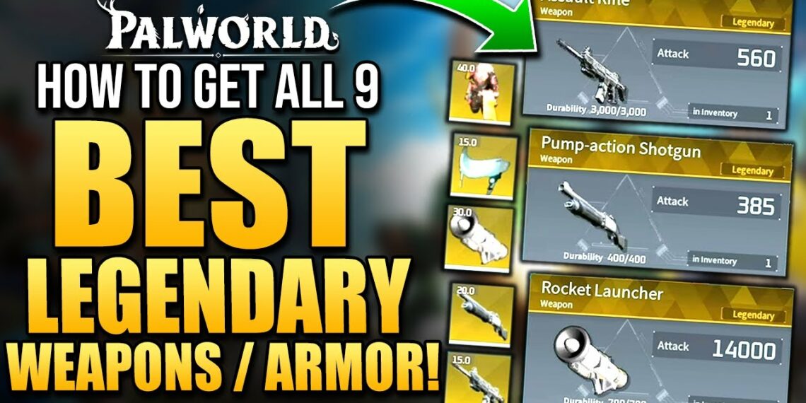 DPJ: Palworld How To Get ALL 9 BEST LEGENDARY WEAPONS & ARMOR ... DPJ: Palworld How To Get ALL 9 BEST LEGENDARY WEAPONS & ARMOR ...