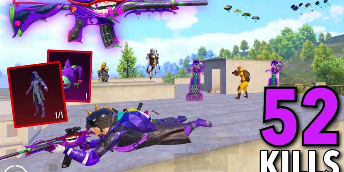 Fatih GAMING: 52 Kills😱MY BEST LANDING in HERE with FULL JOKER SET🔥PUBG Mobile