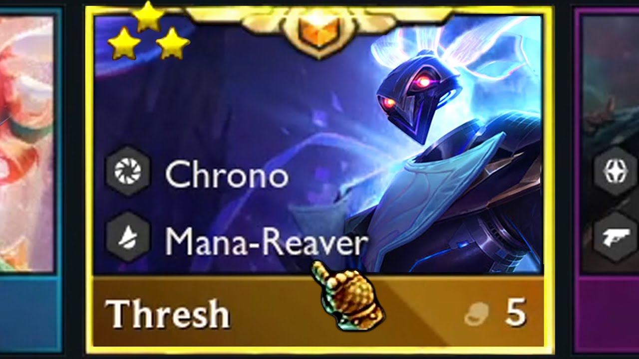 Lemuria TFT: 3 star Thresh pulls the entire bench into combat! ⭐⭐⭐ Set ...