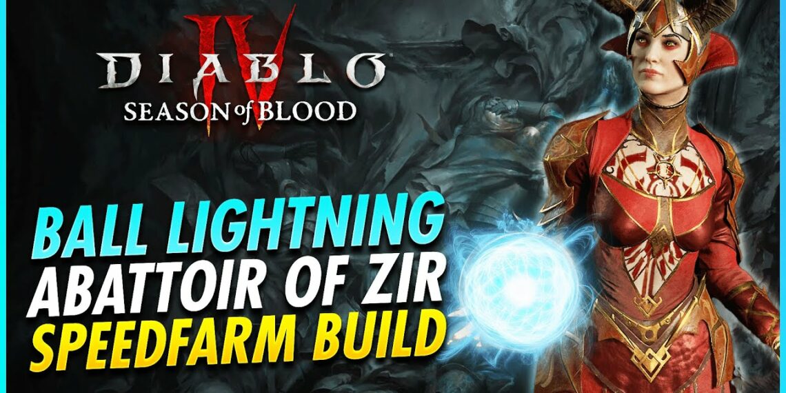 NickTew: Best Ball Lightning Sorcerer Abattoir Of Zir Build Endgame Guide - Diablo 4 Season 2