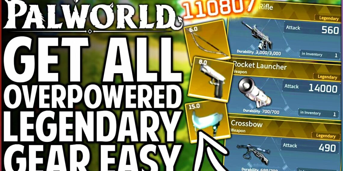 RageGamingVideos: Palworld - How to Get ALL Legendary Weapons & Armour ...