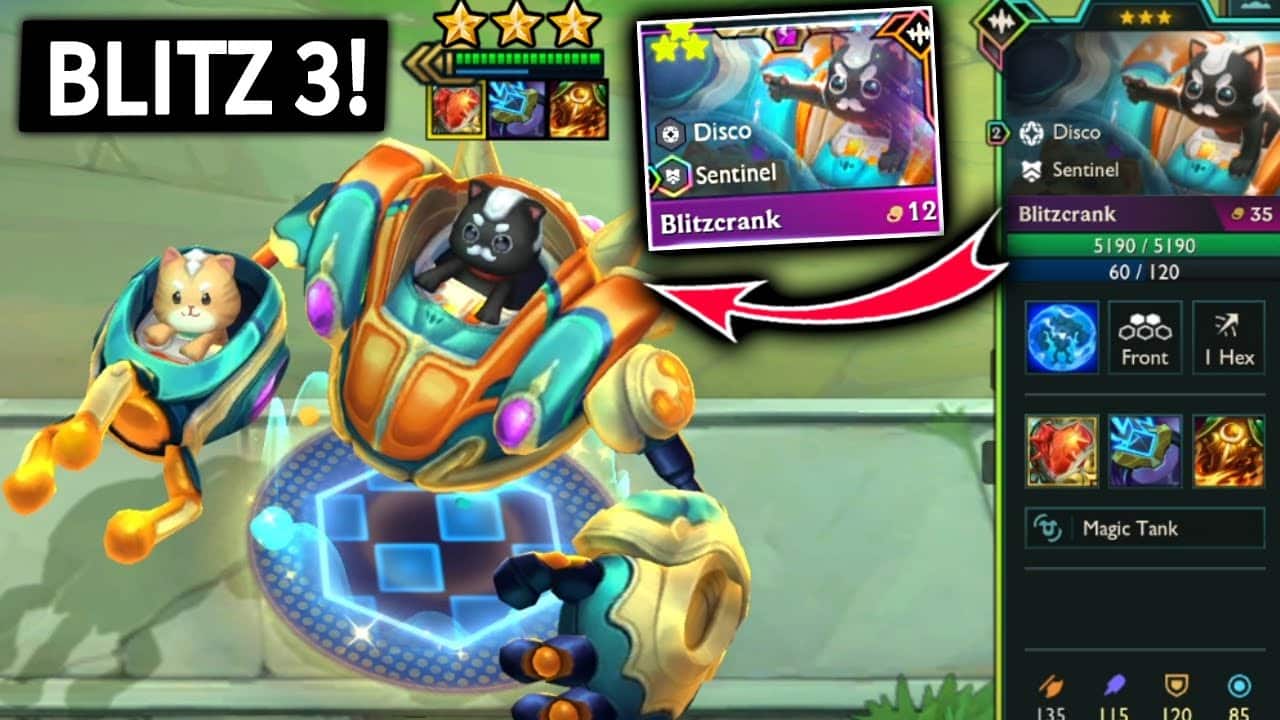 Redox - Teamfight Tactics TFT: The Power of 3-Star Blitzcrank