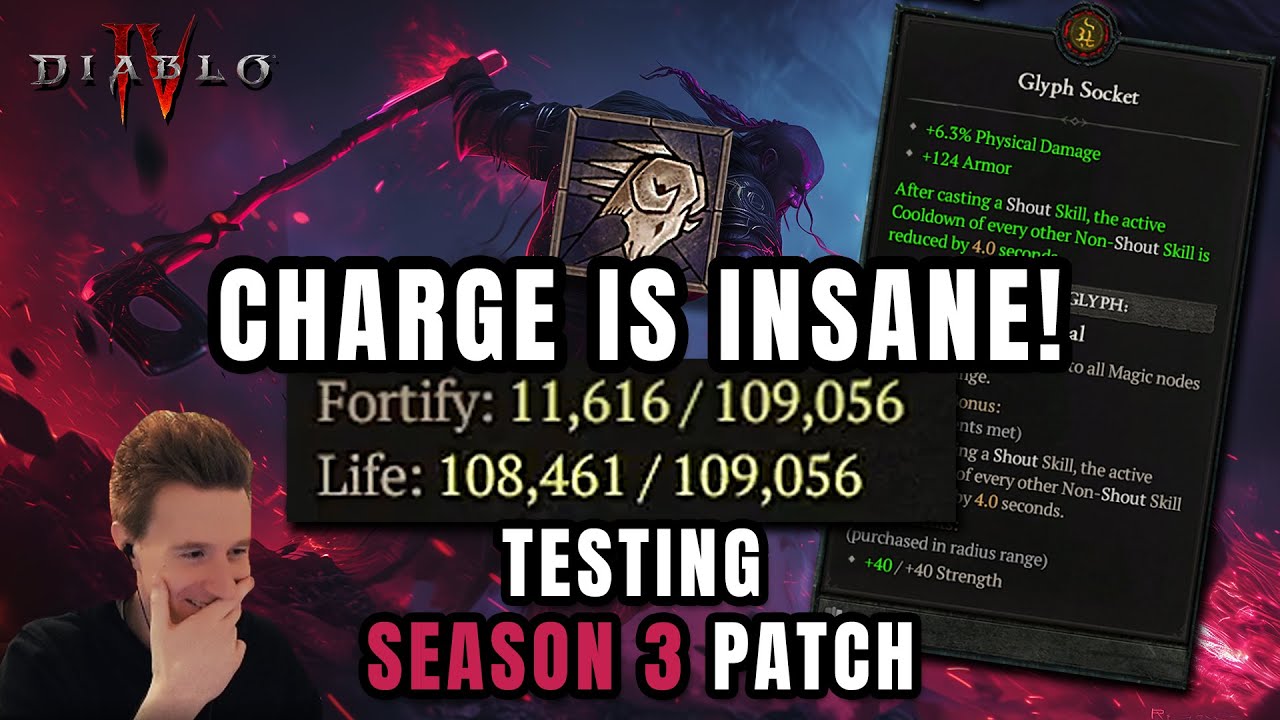 Rob2628: Diablo 4 - New Season 3 Patch brings Insane Life Bar and ...