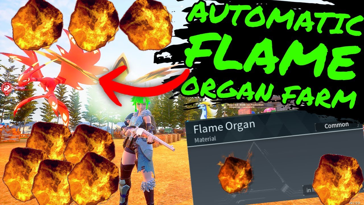 Teachers Game Too: Automatic Flame Organ Farm in PALWORLD!!! Get ...