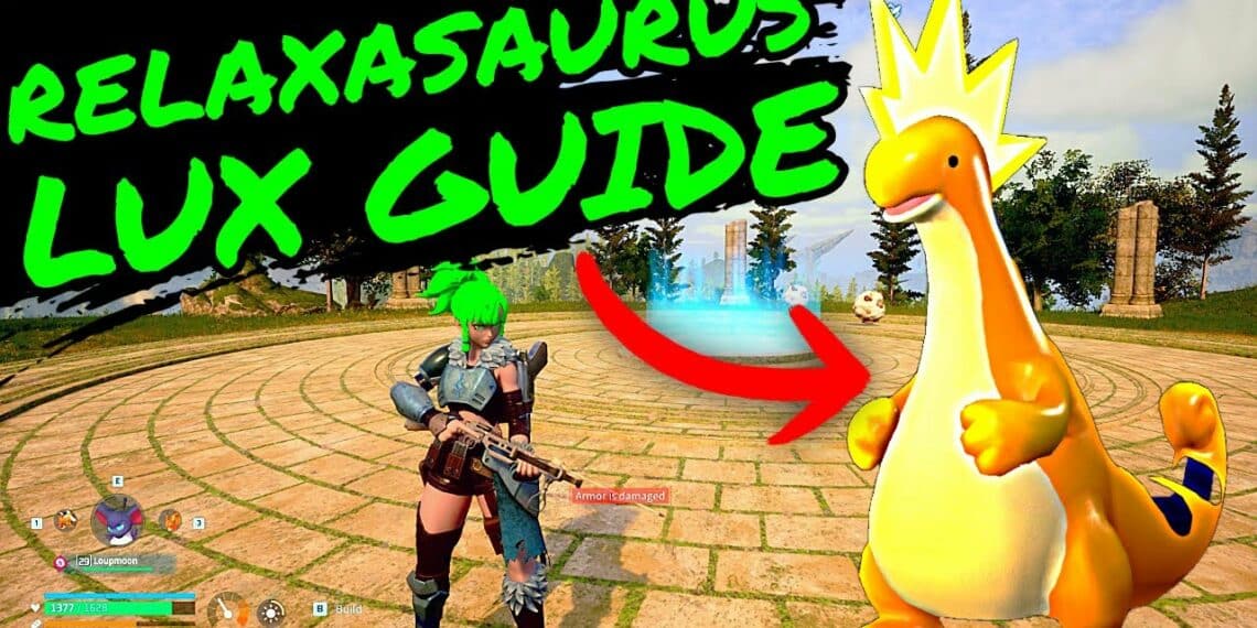 Teachers Game Too: How To Get A RELAXASAURUS LUX in PALWORLD!!! Boss Guide