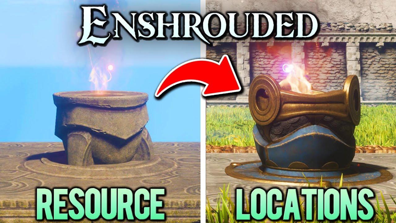 Enshrouded Map All Flame Shrine and Shroud Root Locations
