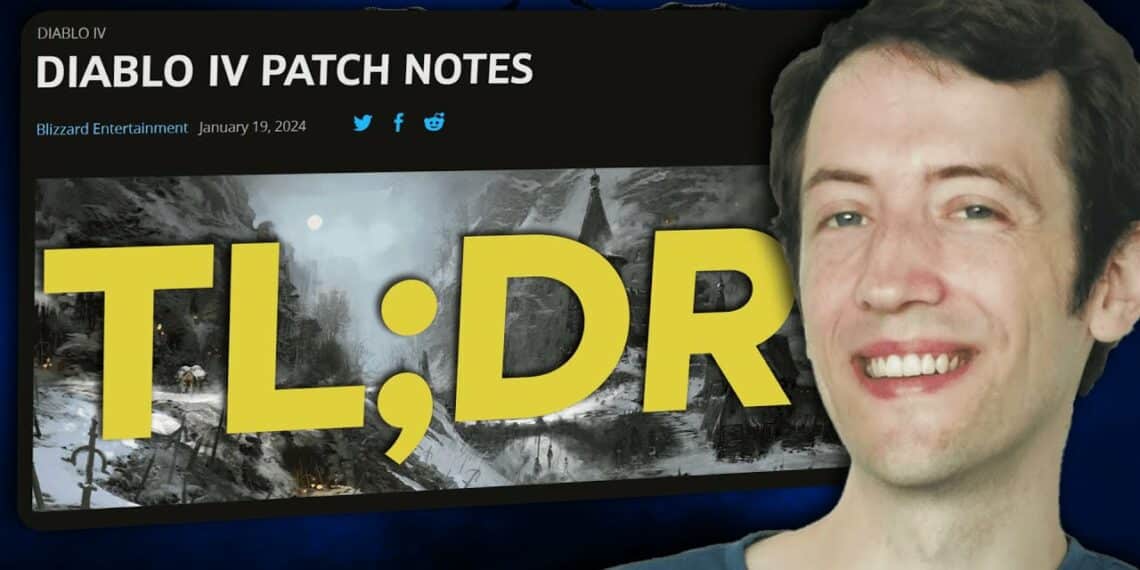 wudijo: Diablo 4 - Season 3 Patch Notes: Summary