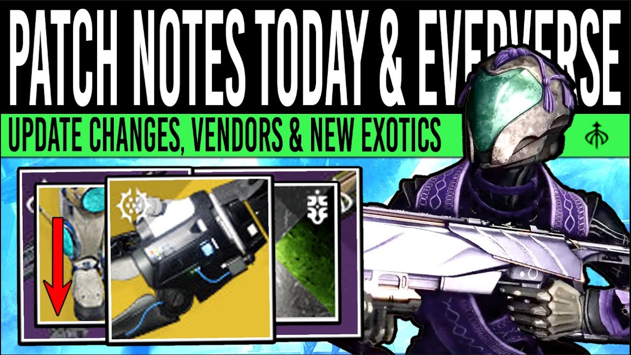 xHOUNDISHx: Destiny 2 Patch Changes Today & Eververse Loot!