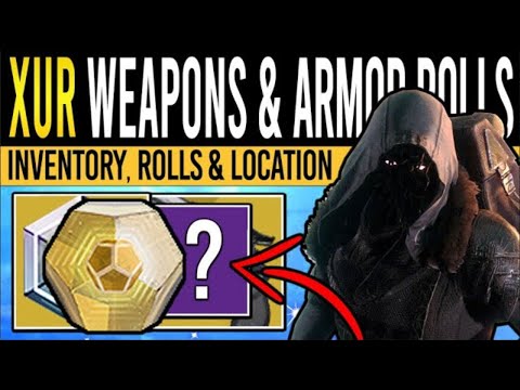 xHOUNDISHx: Destiny 2: XUR'S NEW WEAPONS & RARE ARMOR! 19th January Xur ...