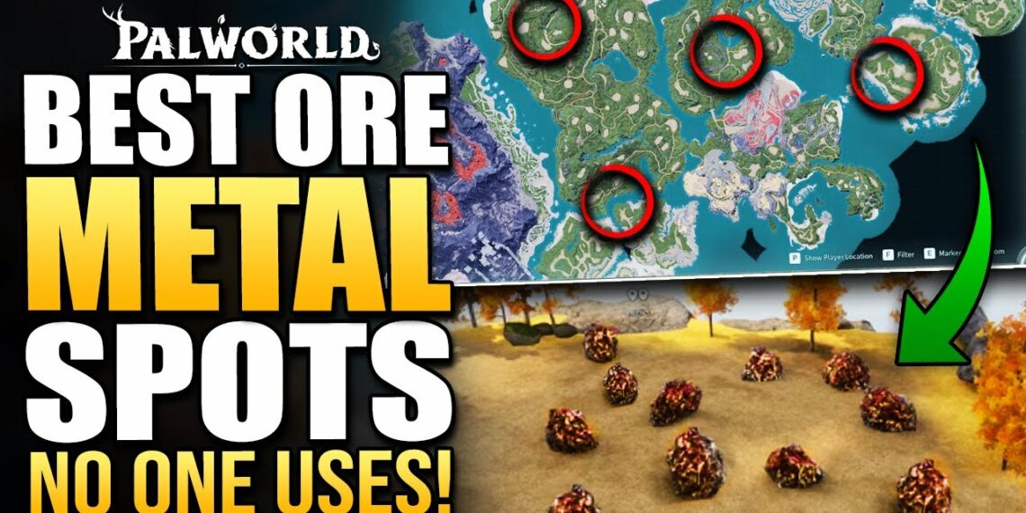 DPJ: 8 BEST ORE / METAL FARM SPOTS NO ONE KNOWS ABOUT - Palworld
