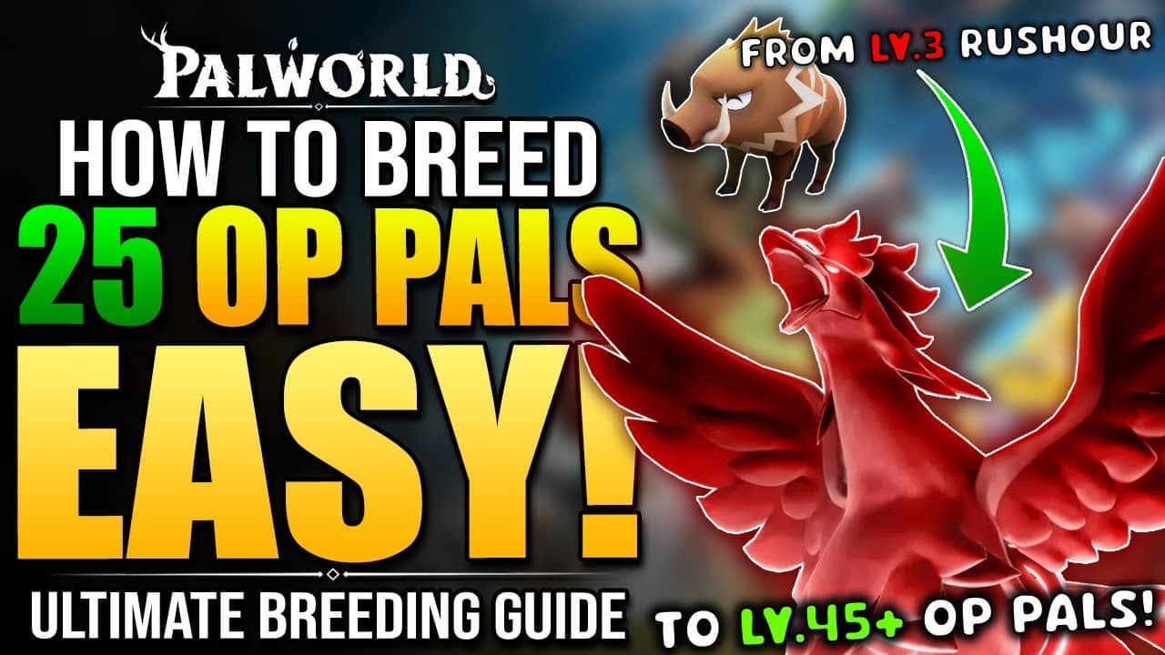 DPJ: Palworld How to Breed 25 BEST PALS Early & EASY - from lv.3 ...