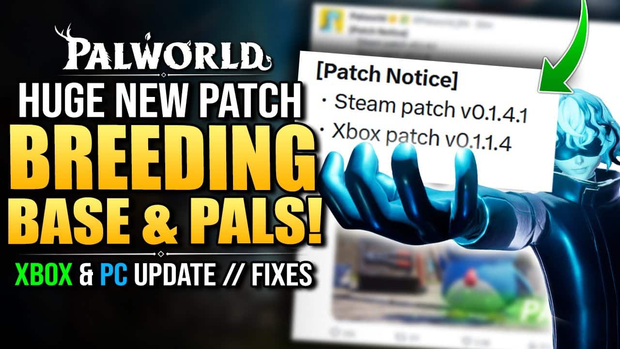 DPJ: Palworld HUGE NEW PATCH - BIG FIXES & CHANGES TO PALS, BREEDING ...
