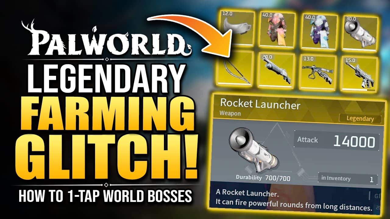 DPJ: Palworld LEGENDARY WEAPON & ARMOR FARM GLITCH - How To Get Legendary Schematics EASY - 1 ...