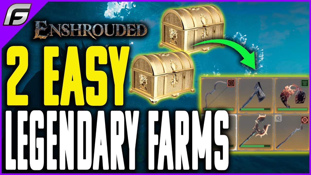 GamerFuzion: Enshrouded EASY & FAST LEGENDARY WEAPONS and ARMOR FARM ...