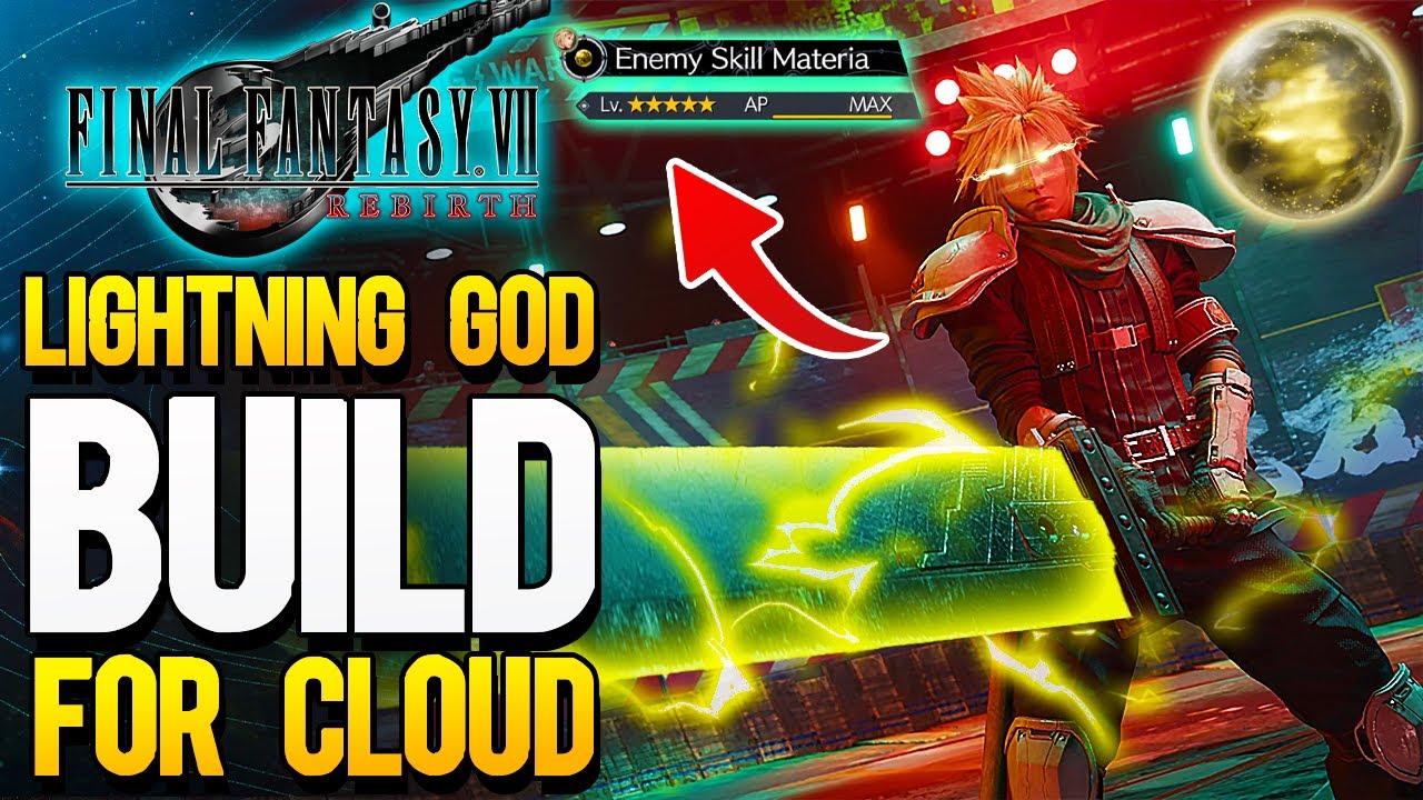KhrazeGaming: Final Fantasy 7 Rebirth Ultimate God of Thunder Build for ...