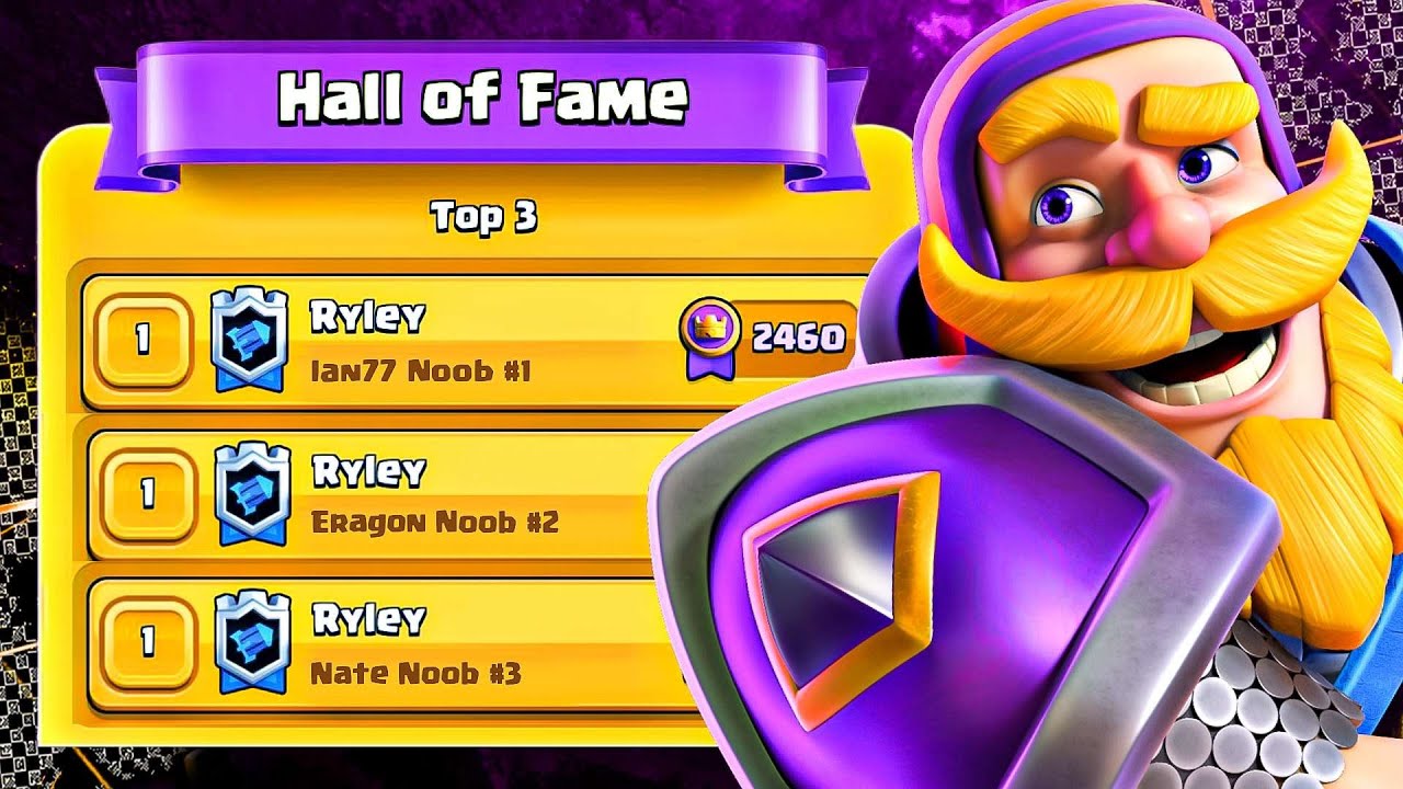 Ryley - Clash Royale: The *G.O.A.T* is TOP 1 in Clash Royale... AGAIN