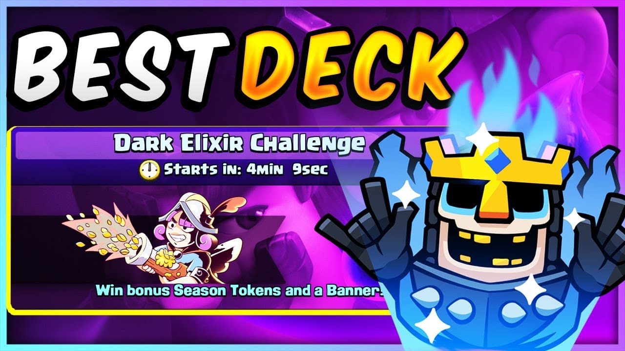 Sirtagcr Clash Royale Dark Elixir Challenge In Clash Royale