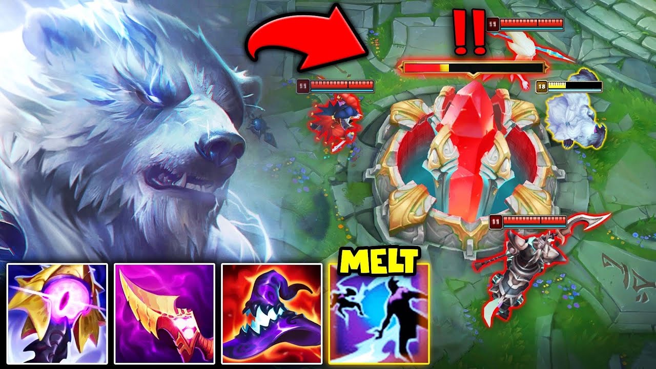 TC Zwag: The Power of Full AP Volibear - A 1v5 Base Race Ending