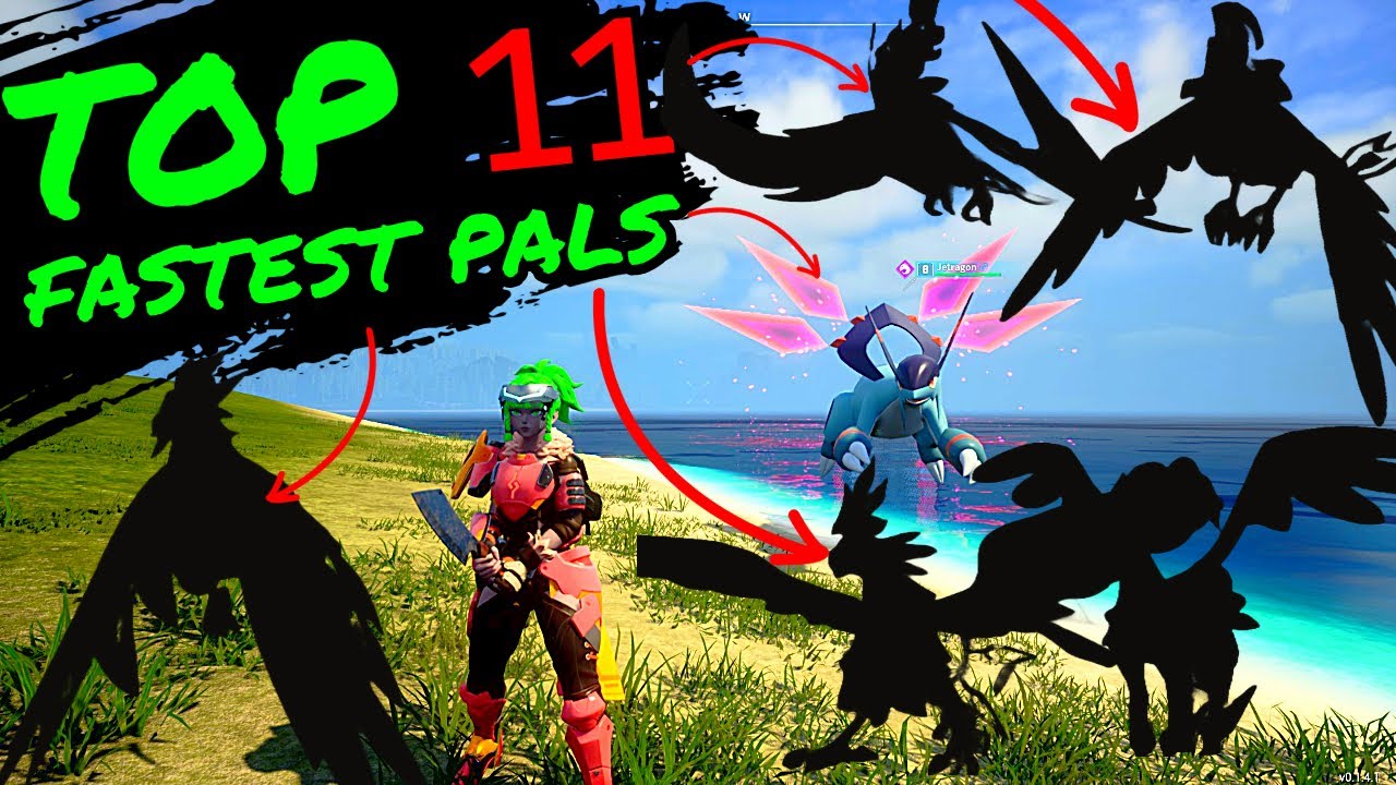 Teachers Game Too: Top 11 FASTEST PALS in PALWORLD!!!