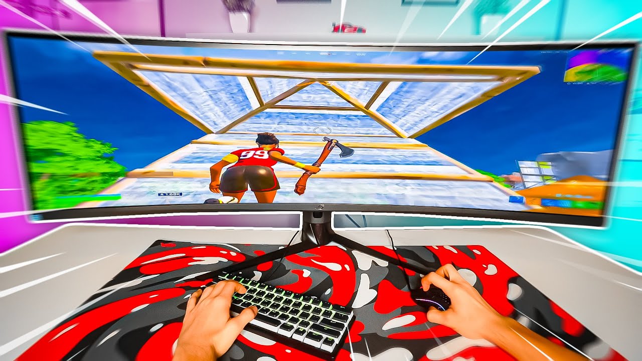 Vermax: Exploring Fortnite on the WIDEST Gaming Monitor!