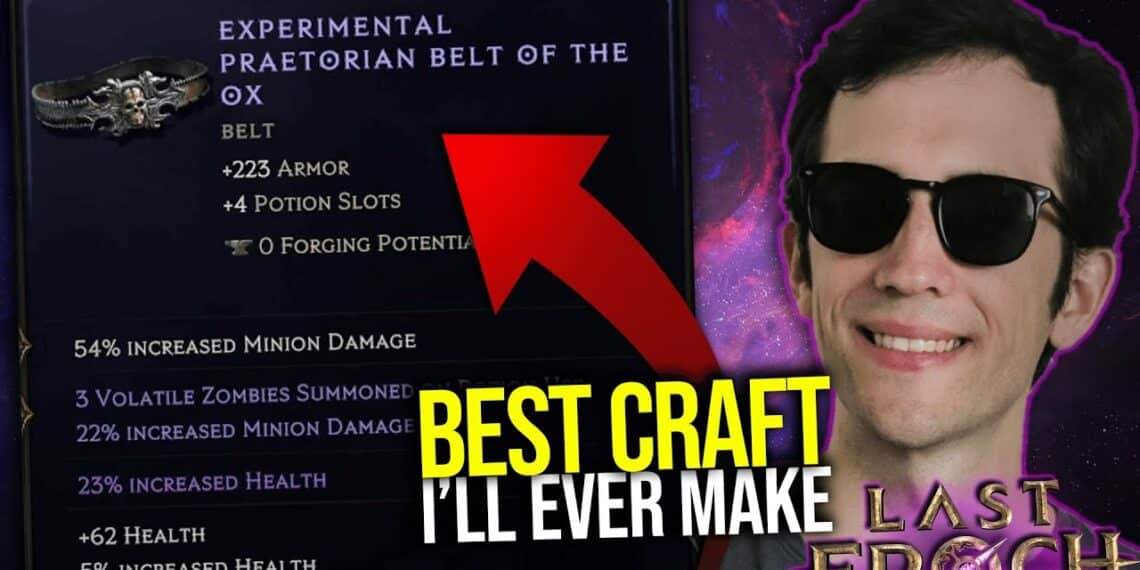 wudijo: Unveiling the Craziest Craft in Last Epoch After 100 Hours of ...