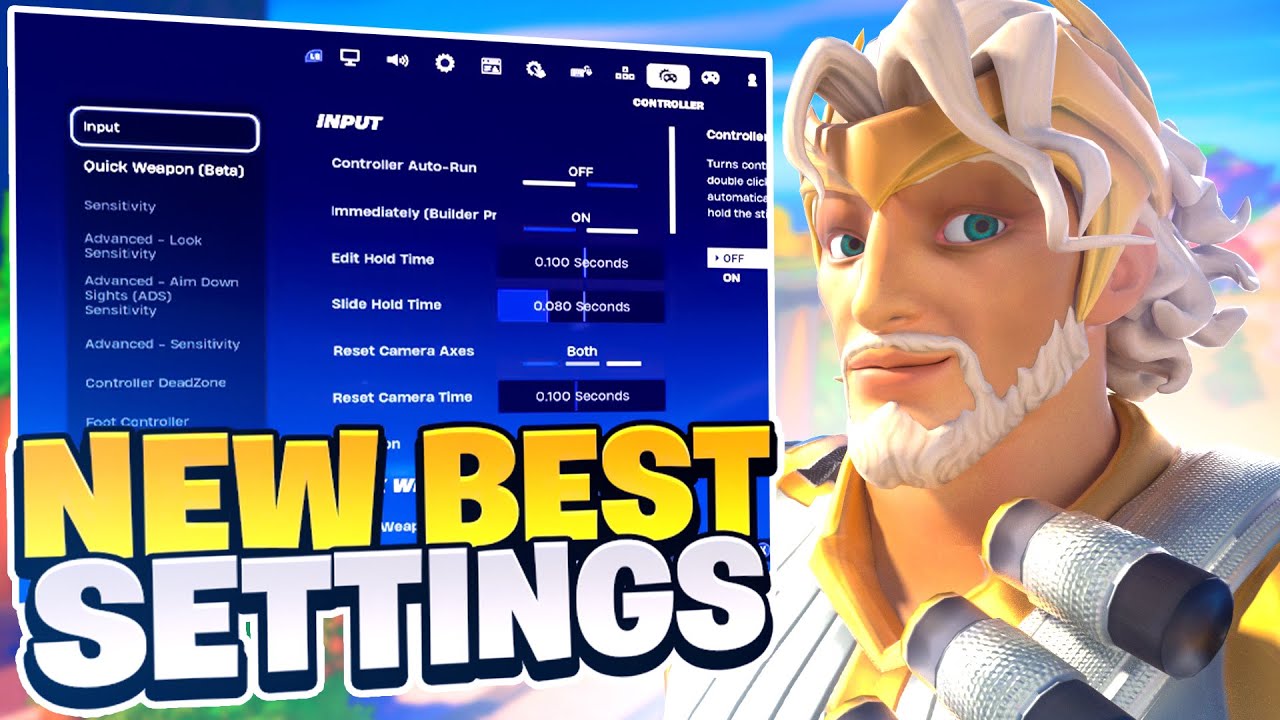 Carter2k: The Best Controller Settings for Fortnite Chapter 5
