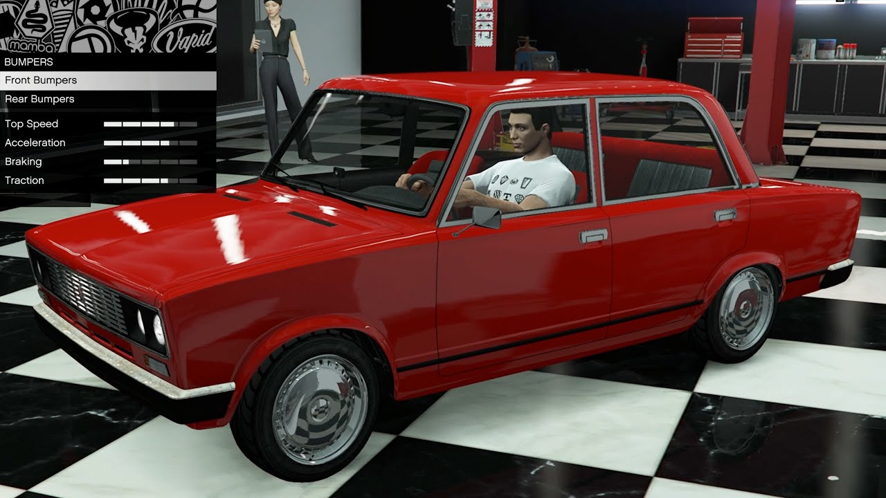 Digital Car Addict: GTA 5 - Past DLC Vehicle Customization - RUNE Cheburek (Lada VAZ-2101 & 2106)