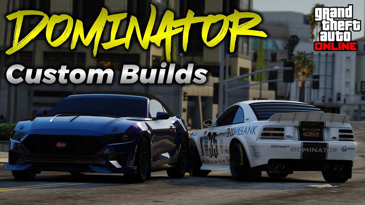 ItzFrolickz: Dominator GT, ASP & GTX Custom Builds!! | GTA Online