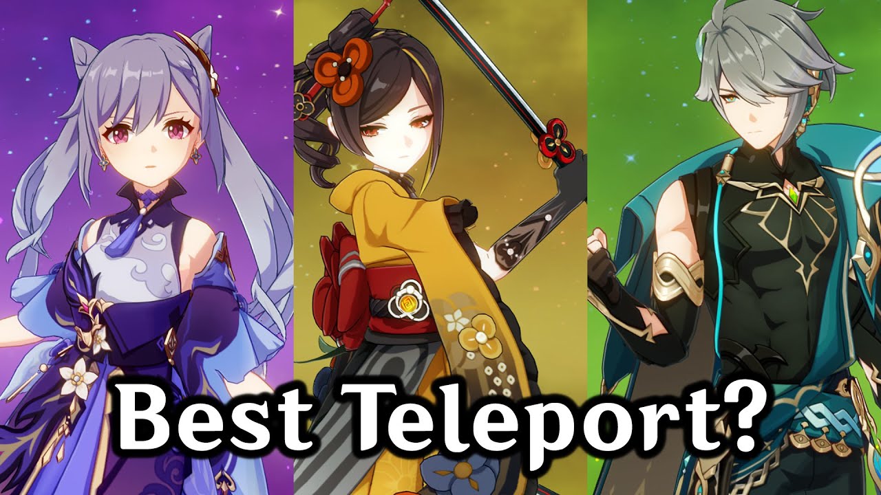 Moosashi: Who Has the BEST Teleport in Genshin Impact? Chiori, Keqing ...
