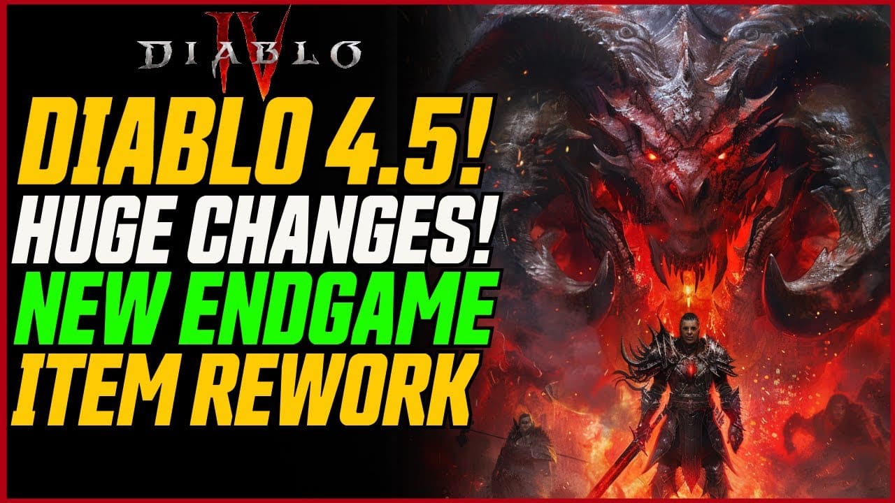 Moxsy: Huge Diablo 4 Changes! New Endgame, Reworked Itemization, Class ...
