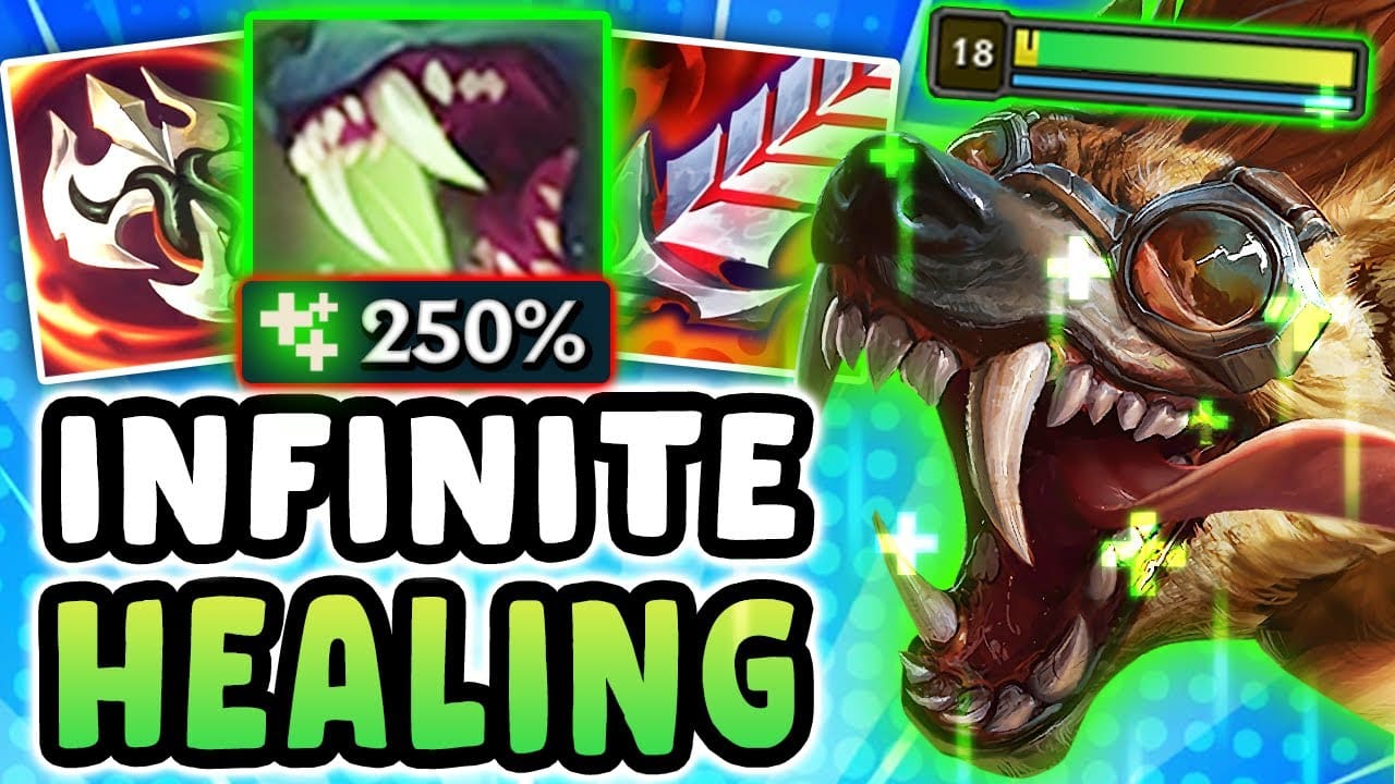 Nightblue3: Warwick Jungle with 250% Lifesteal - Unkillable Build