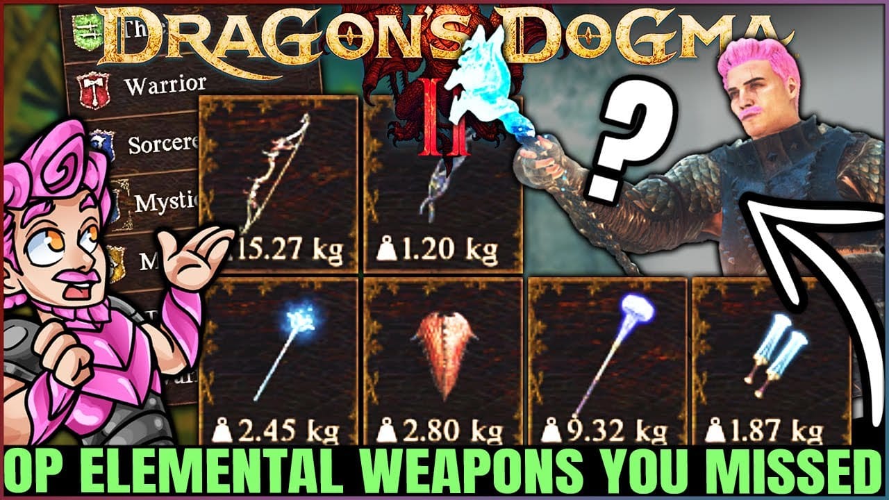 RageGamingVideos: Dragon's Dogma 2 - Best MISSABLE Elemental Weapons ...
