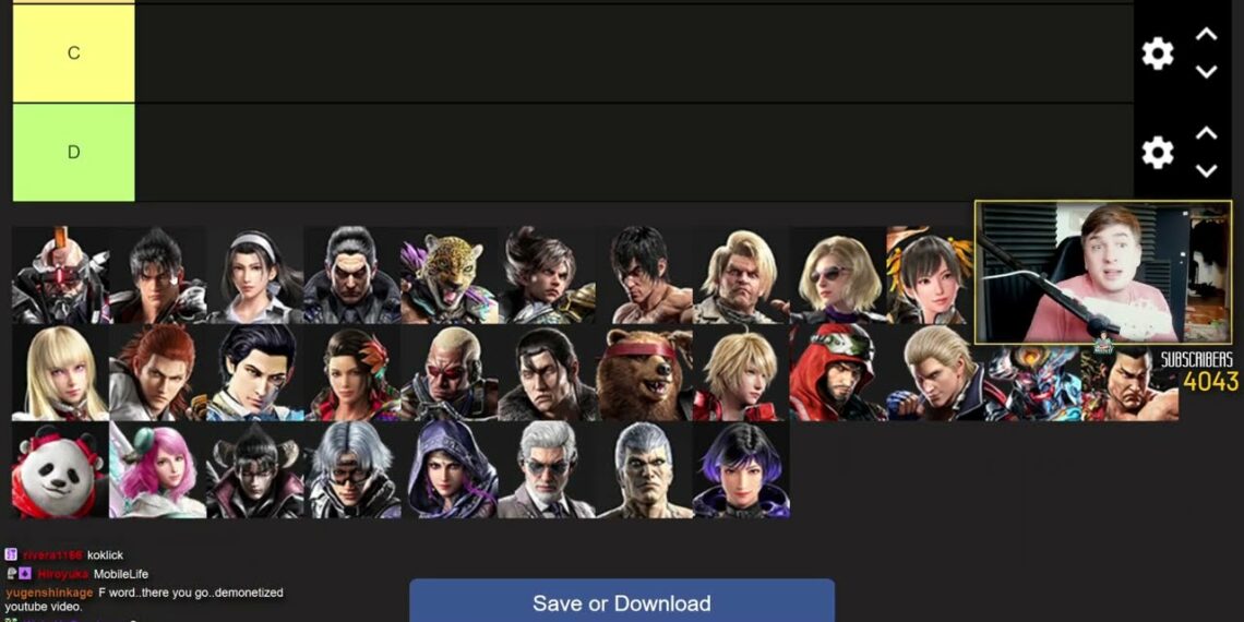 TheMainManSWE: TEKKEN 8 First Character Tierlist - Spring 2024