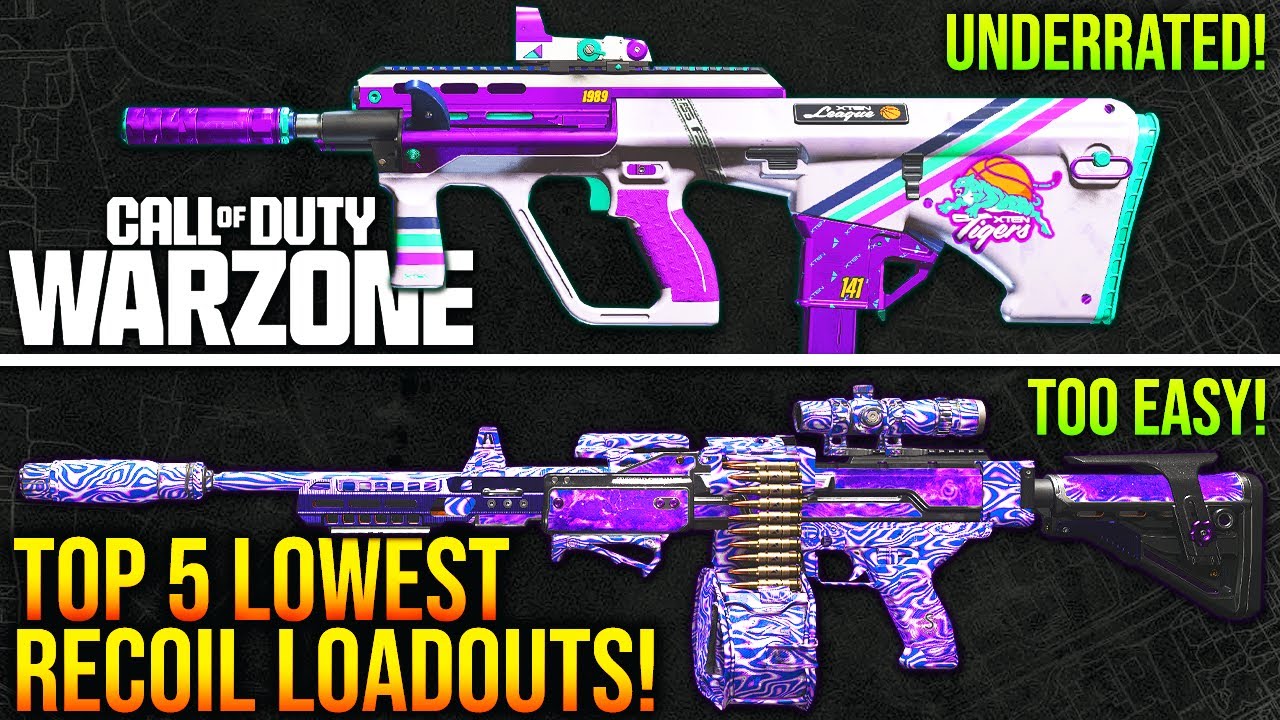 Whosimmortal Top 5 Lowest Recoil Meta Loadouts In Warzone