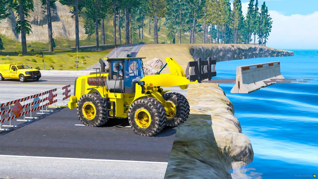 Ace2k7: Repairing Broken Bridge in GTA 5 RP!