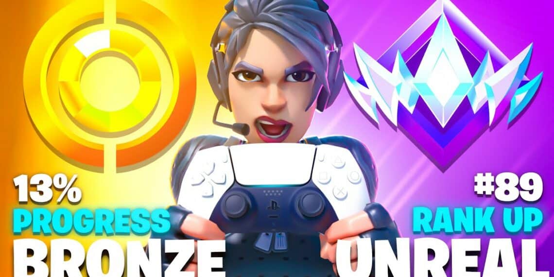 Carter2k: From Bronze to Unreal SPEEDRUN (Console Fortnite Ranked)