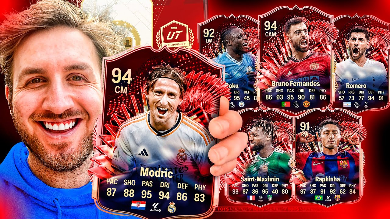 MattHDGamer: FC 24 My Rank 4 Team of the Season Live FUT Champs Rewards!