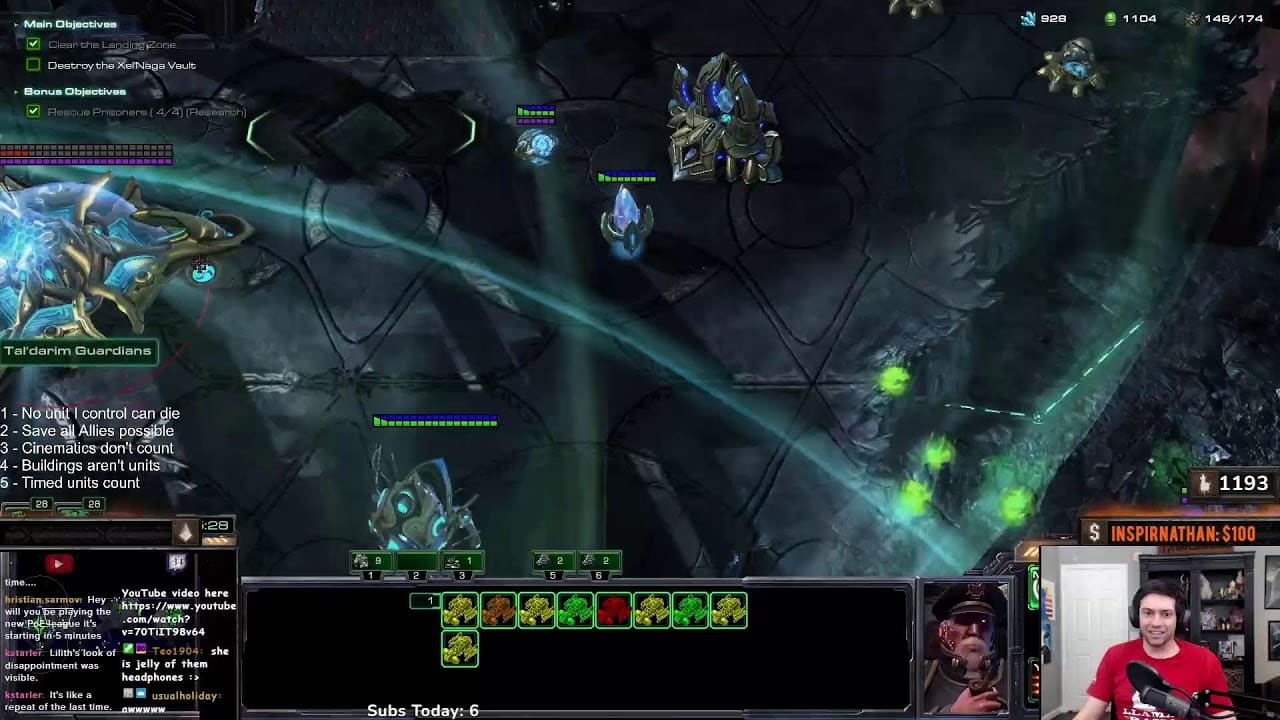 MrLlamaSC: Starcraft 2 - HARD Difficulty - NO UNIT CAN DIE CHALLENGE ...
