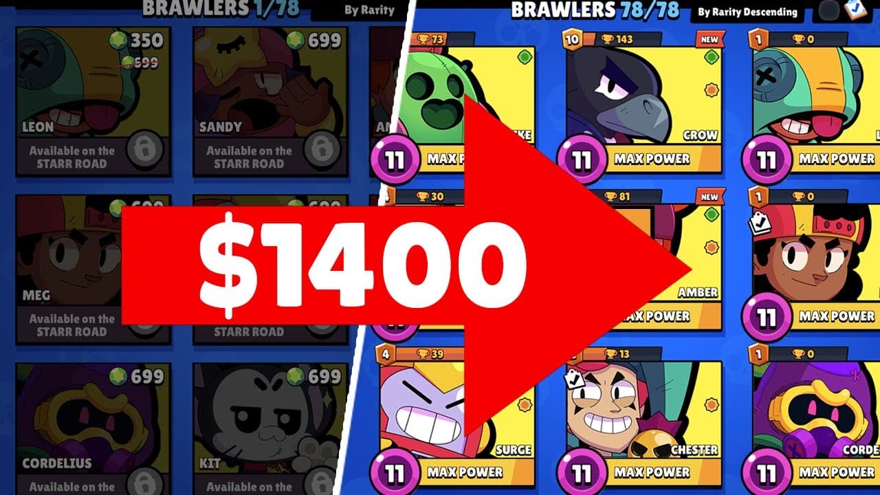 Orange Juice Gaming: Unlocking and Maxing Every Brawler in 4 Months