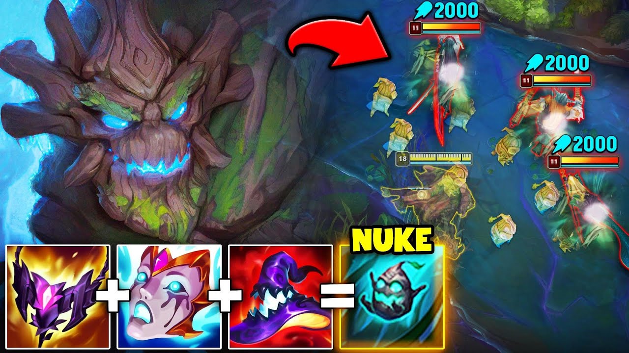 TC Zwag: Maokai but my Saplings are super charged and one shot everything (1000+ AP MAOKAI)