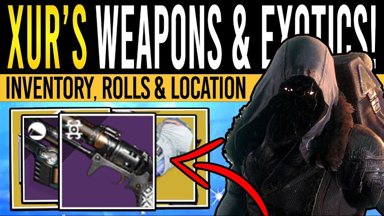 xHOUNDISHx: Destiny 2: XUR'S NEW WEAPONS & ARMOR! 29th March Xur ...