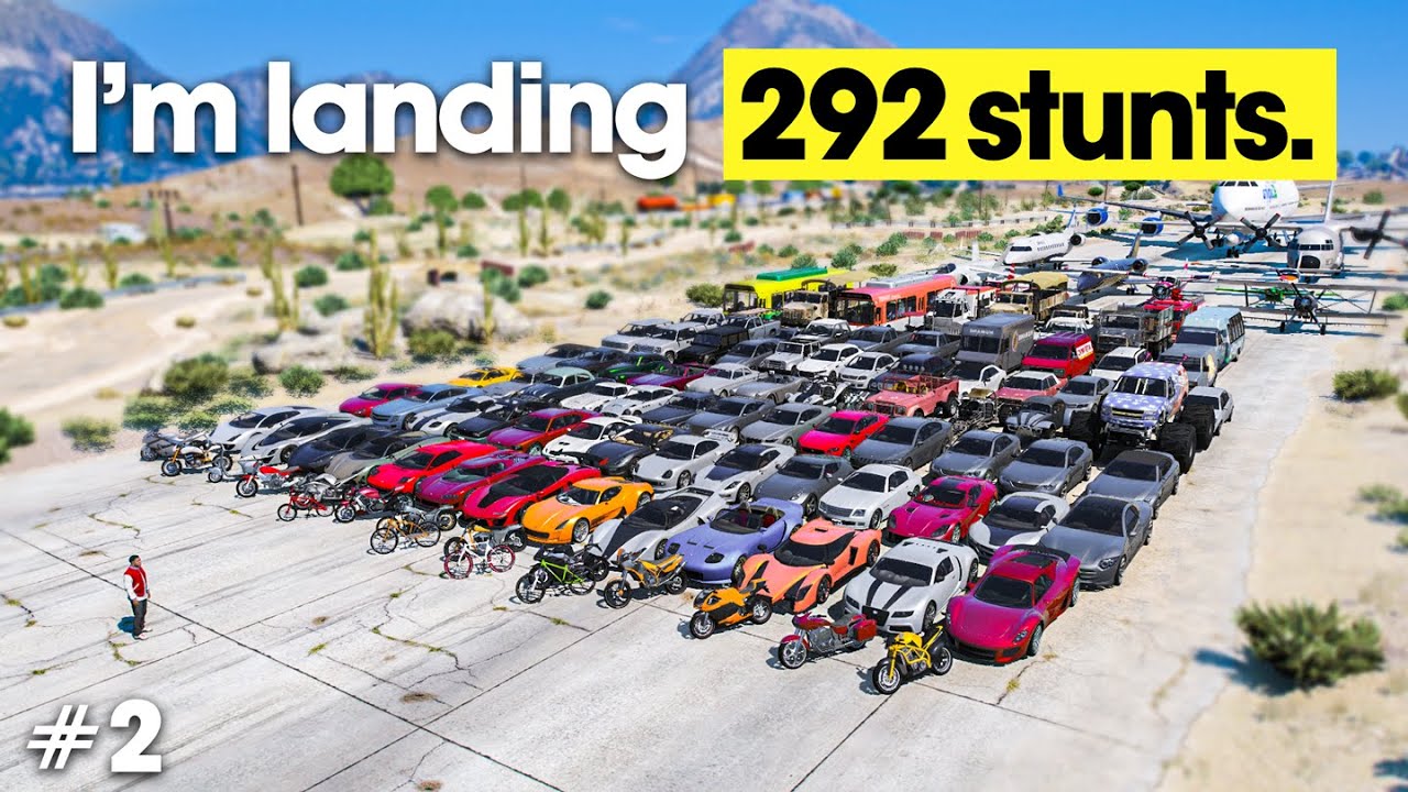 Hazardous: 1 Stunt With Every Vehicle In GTA 5 #2